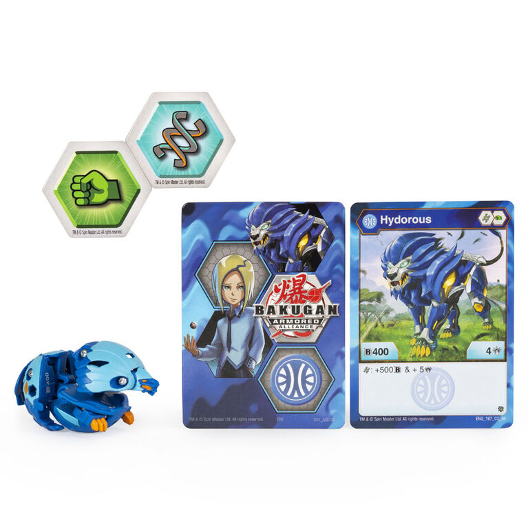 Bakugan, Hydorous, 2-inch Tall Armored Alliance Collectible Action ...
