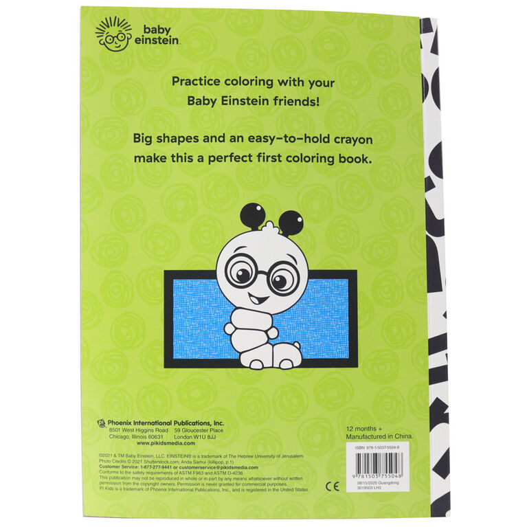Baby Einstein Color With Crayons Activity Book - English Edition | Toys ...