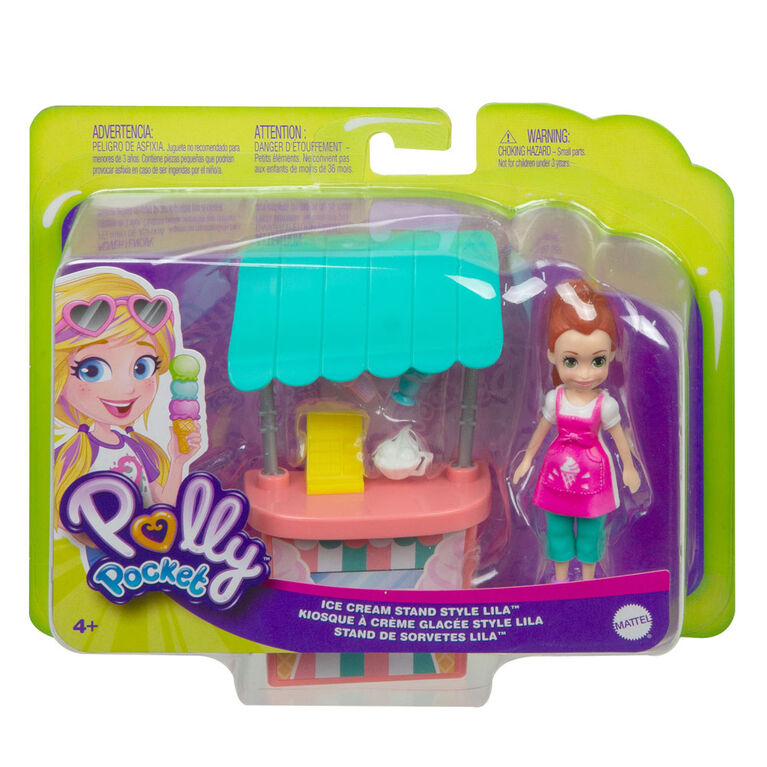 Polly Pocket Ice Cream Stand Style Lila | Toys R Us Canada