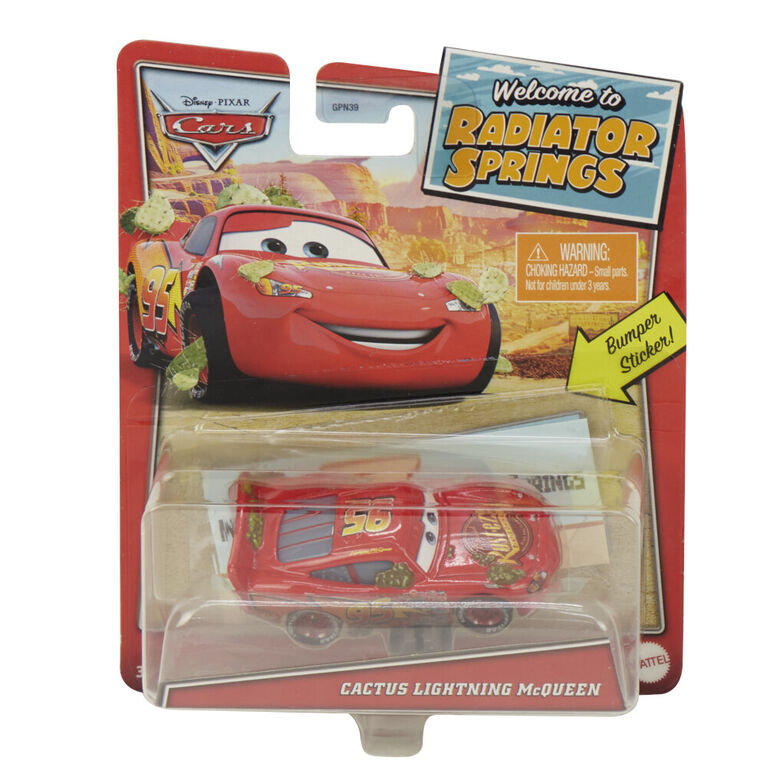 Disney Pixar Cars Welcome to Radiator Springs Cactus Lightning McQueen ...