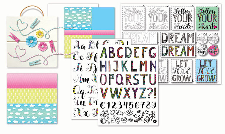 Shimmer and Sparkle Hand lettered Inspiration Board | Toys R Us Canada