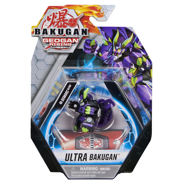 Bakugan Ultra, Demorc, 3-inch Tall Geogan Rising Collectible Action ...