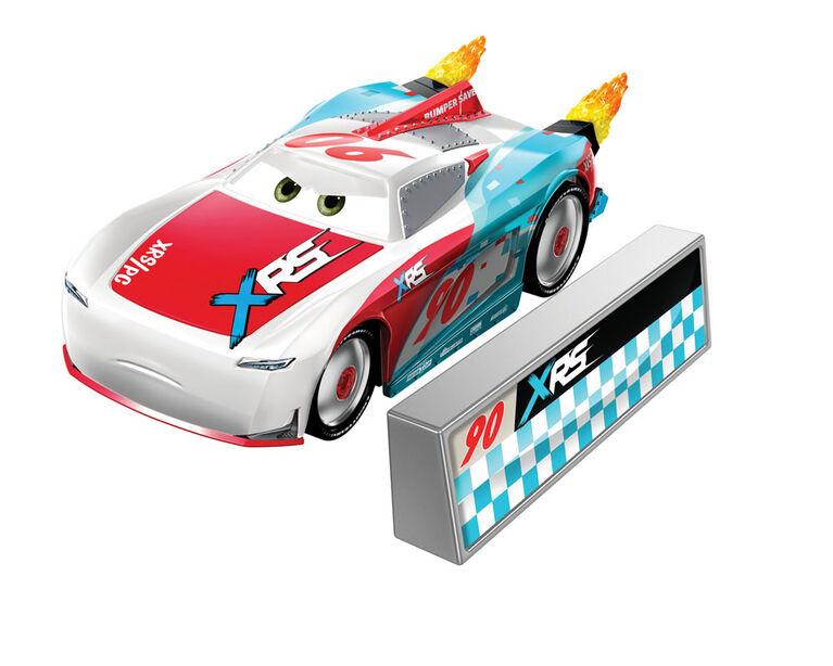 Disney Pixar Cars XRS Rocket Racing Paul Conrev with Blast Wall | Toys ...