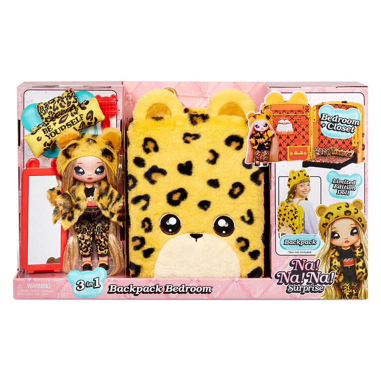Na Na Na Surprise 3-in-1 Backpack Bedroom Playset Jennel Jaguar In ...