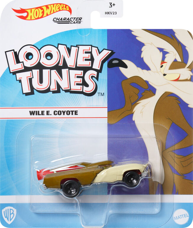 Hot Wheels Wile E. Coyote Character Car, Collectible 1:64 Scale Toy Car ...
