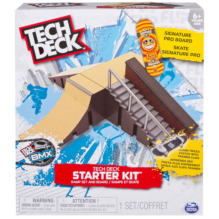 Tech Deck - Starter Kit - Ramp Set and Board | Toys R Us Canada