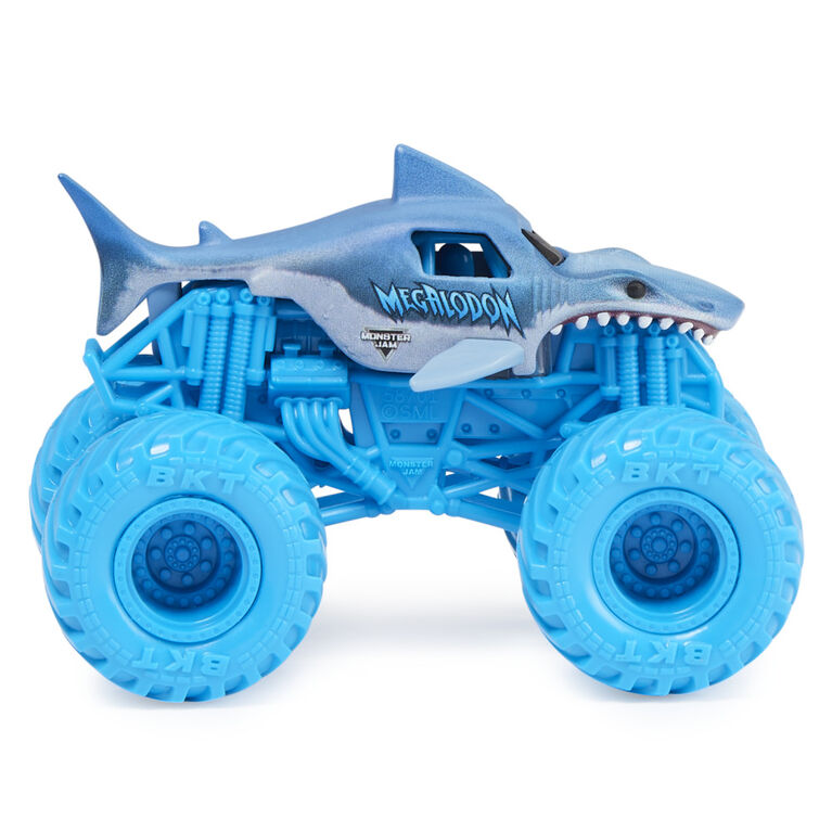 Monster Jam, Official Megalodon Monster Truck, Die-Cast Vehicle, 1:64 ...