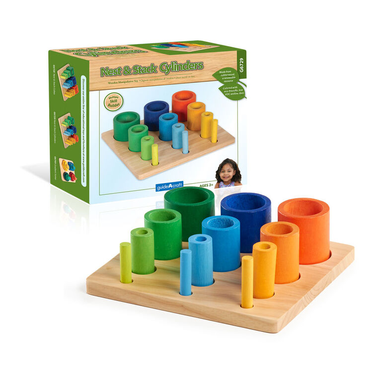 Guidecraft Nest & Stack Cylinders | Toys R Us Canada