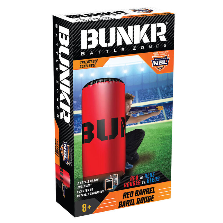 BUNKR Inflatable Red Barrel for Blaster Battles | Toys R Us Canada