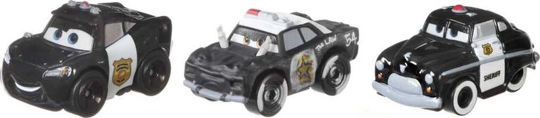 Disney/Pixar Cars Mini Racers Racers Sheriff Deputies Series 3-Pack ...