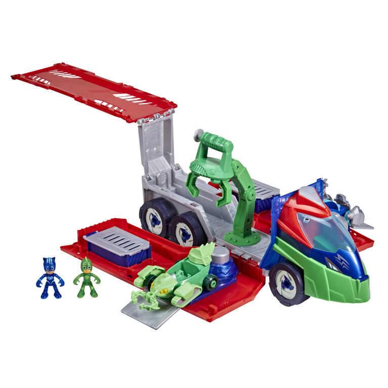 PJ Masks PJ Launching Seeker Preschool Toy, Transforming Vehicle ...