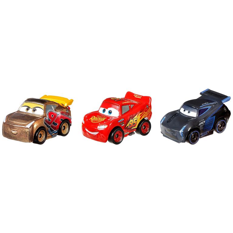 Disney/Pixar Cars Mini Racers Florida 500 Rivalry Series 3-Pack | Toys ...