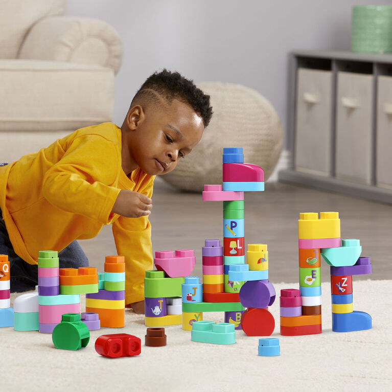 LeapFrog LeapBuilders 81-Piece Jumbo Blocks Box - Pink - English ...
