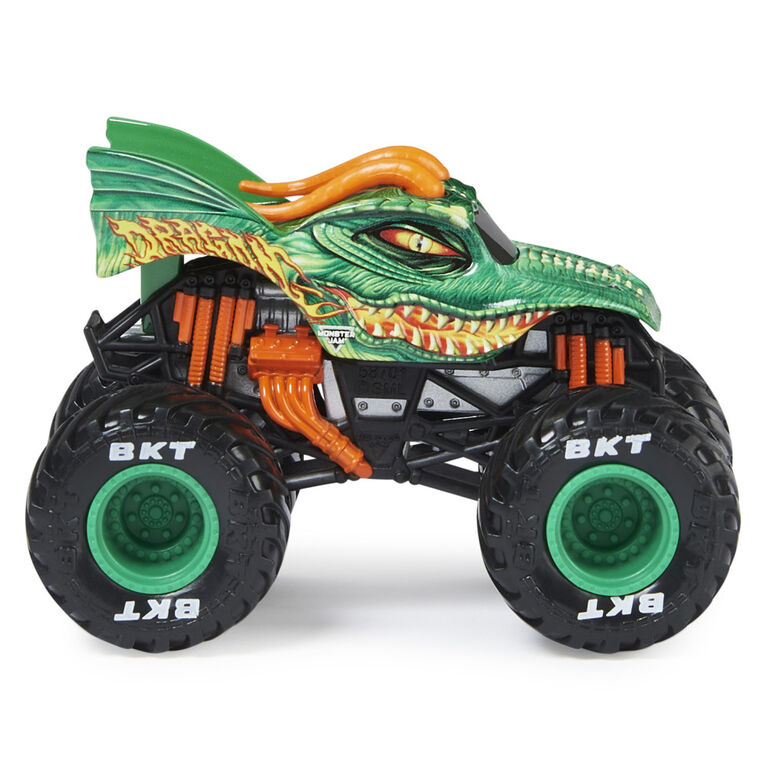Monster Jam, Official Dragon Truck, Die-Cast Vehicle, 1:64 Scale | Toys ...