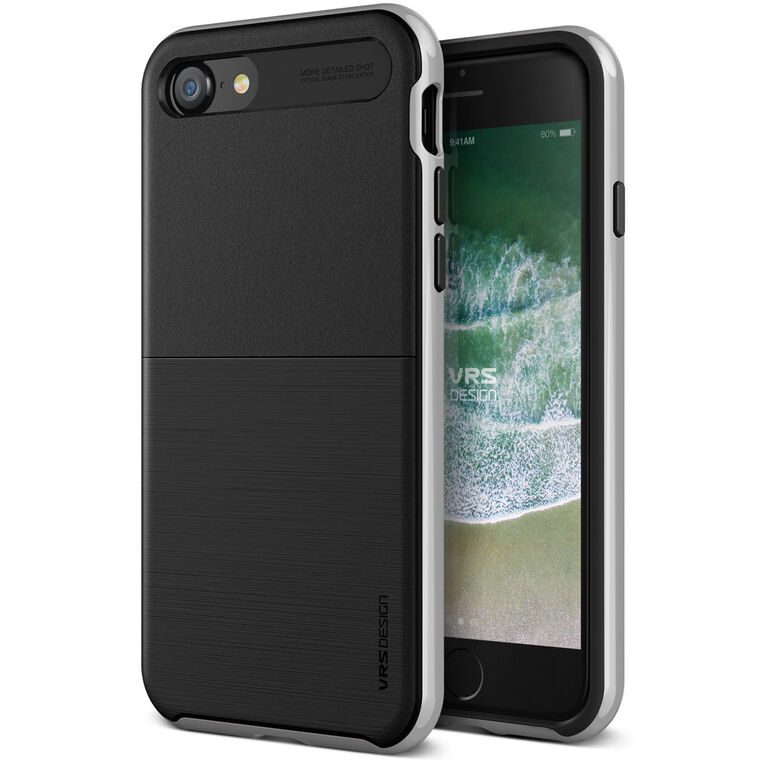 Vrs Design High Pro Shield Case for iPhone 8/7 Satin Silver ...