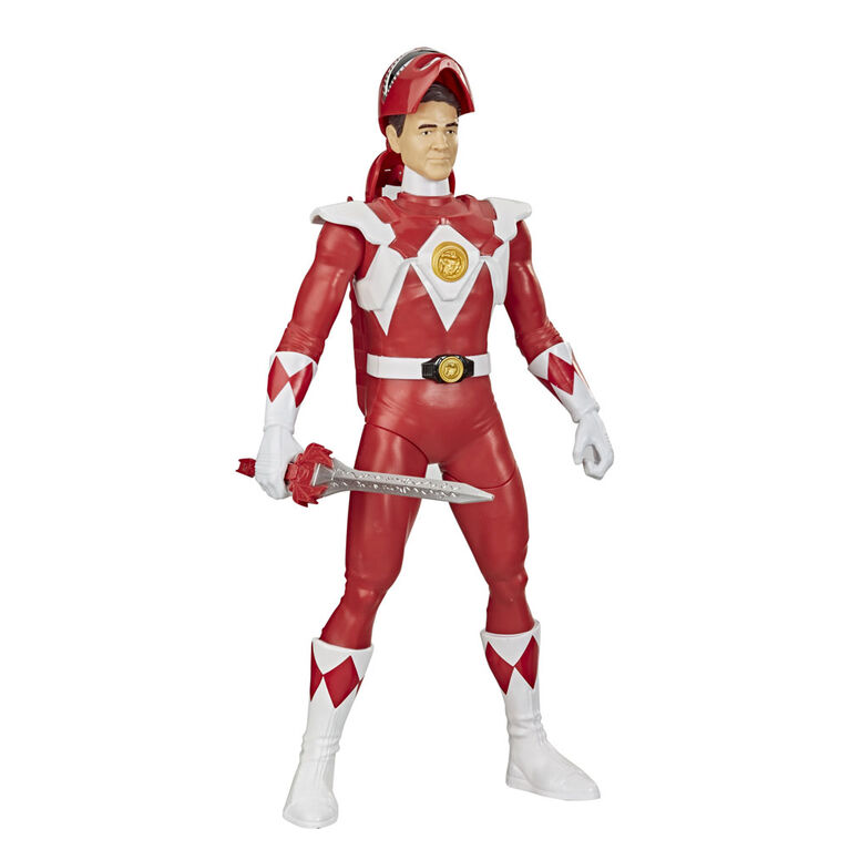 Power Rangers Mighty Morphin, Ranger rouge Morphin Hero, figurine de 30 ...