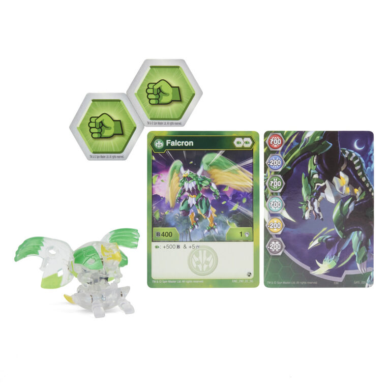 Bakugan, Diamond Falcron, 2-inch Tall Geogan Rising Collectible Action ...