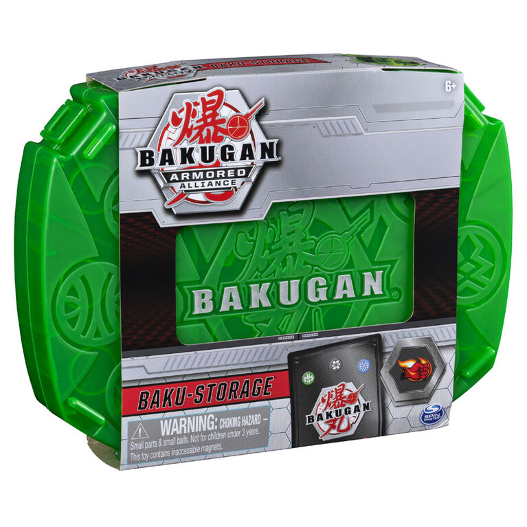 Bakugan, Baku-Storage Case with Trox Collectible Action Figure and ...