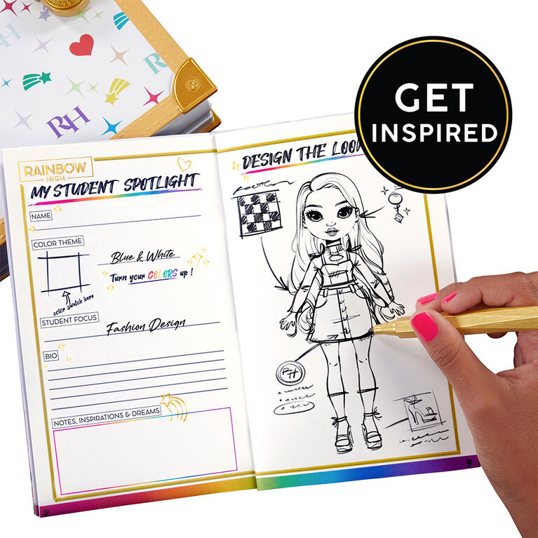 Journal secret Rainbow HighMC - Journal de mode | Toys R Us Canada