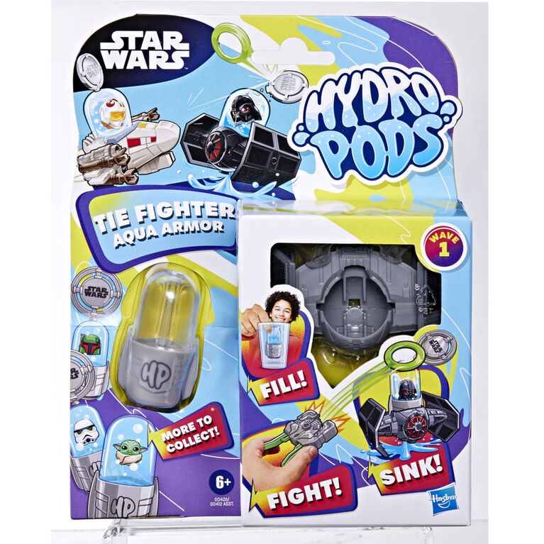 Hydro Pods Star Wars TIE Fighter Aqua Armor, Darth Vader Water ...