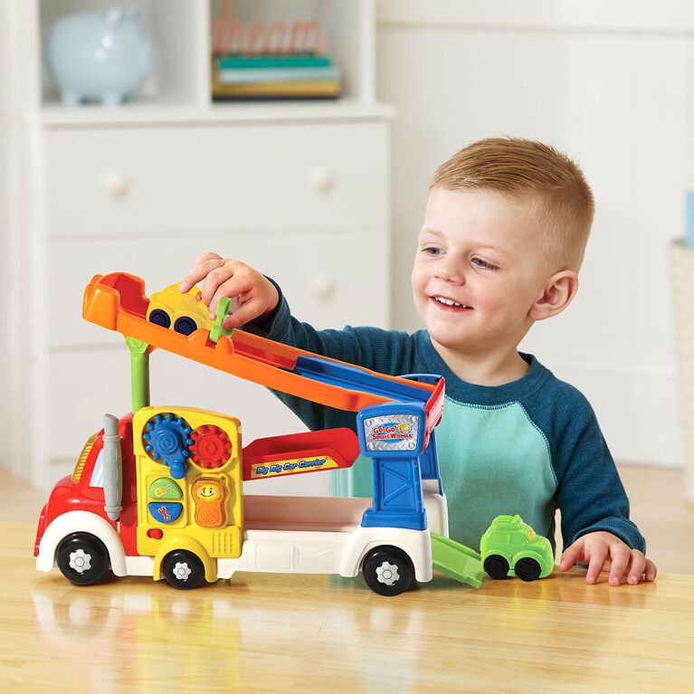 VTech Go! Go! Smart Wheels Big Rig Car Carrier - English Edition | Toys ...