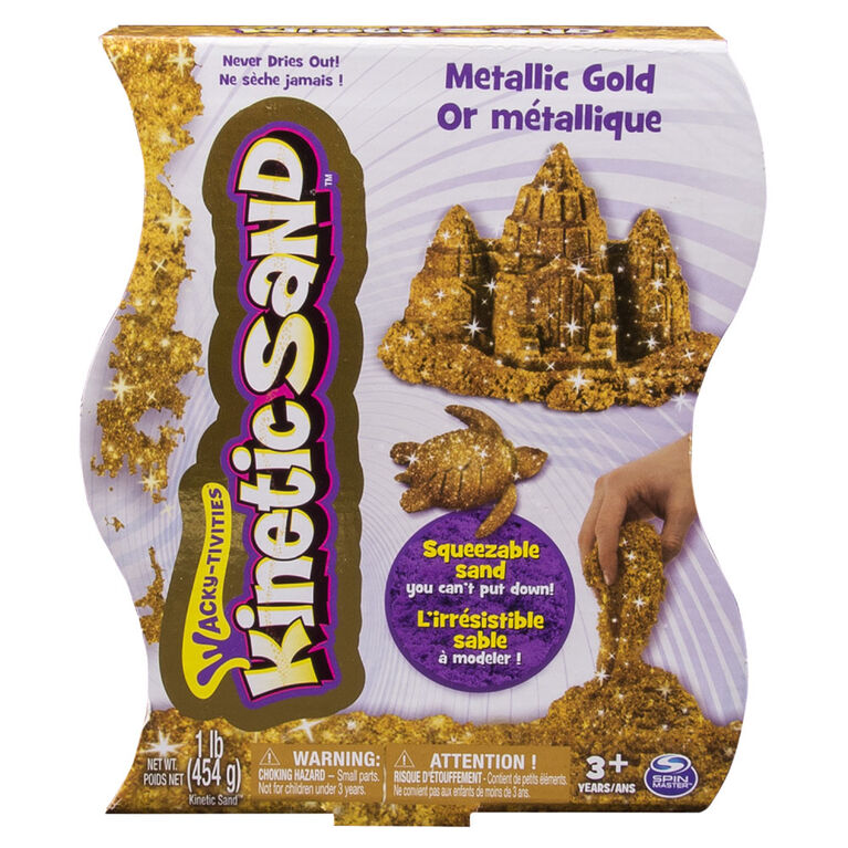 Kinetic Sand 1lb Metallic Gold | Toys R Us Canada