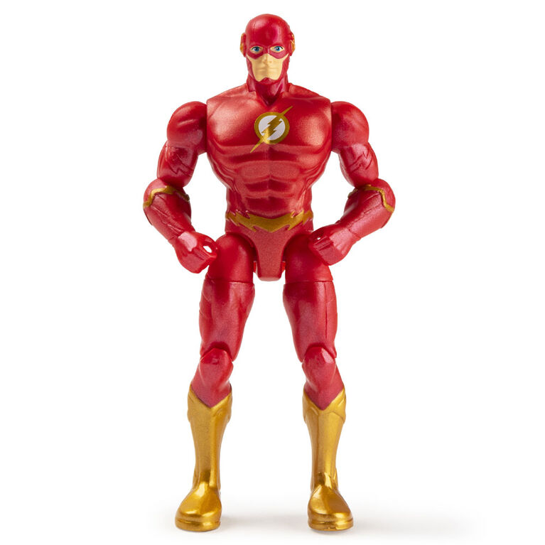 DC Comics 4-Inch The Flash Action Figure with 3 Mystery Accessories ...