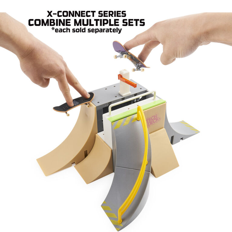 Tech Deck, Sk8 Garage X-Connect Park Creator, Coffret rampe à ...