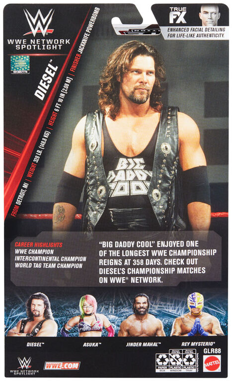 WWE Network Spotlight Diesel Elite Collection Action Figure - English ...
