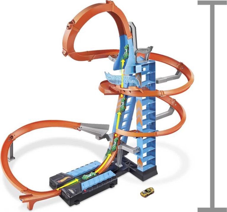 Hot Wheels Sky Crash Tower, Track Set | Toys R Us Canada