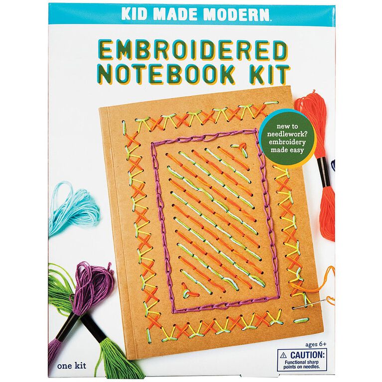 Kid Made Modern - Embroidered Notebook Kit | Toys R Us Canada