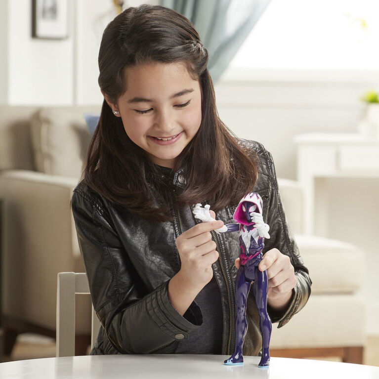 Spider-Man Maximum Venom Titan Hero Ghost-Spider Action Figure Toy ...