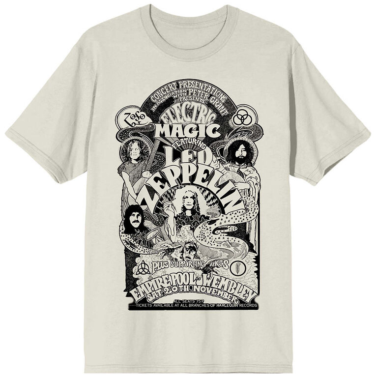 Led Zeppelin Electric Magic Sable T-Shirt- Petit