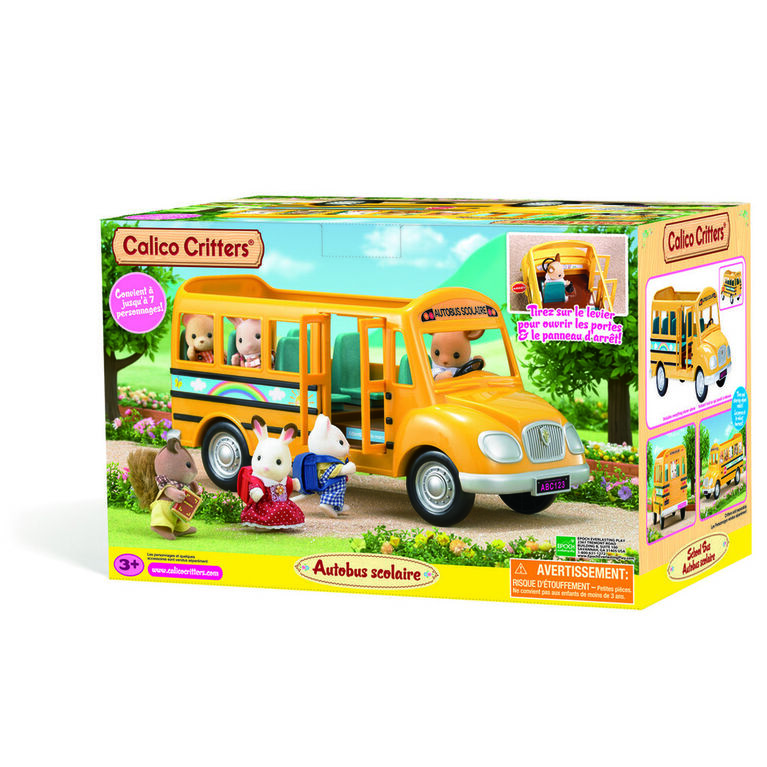 Calico Critters School Bus, Toy Vehicle for Dolls | Toys R Us Canada