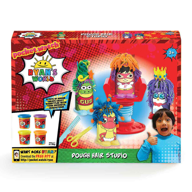Ryan's World Dough Hair Studio - English Edition - R Exclusive | Toys R ...