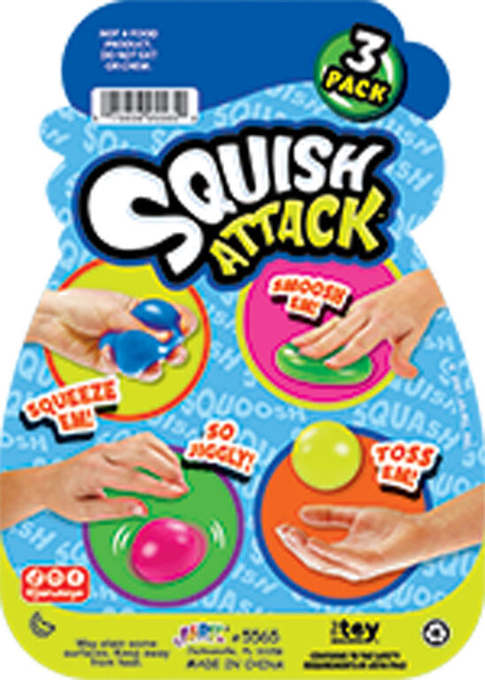 Squish Attack Squooshy Spheres 3 Pack - English Edition | Toys R Us Canada