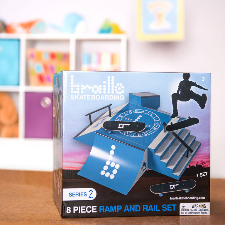 Braille Skateboarding Skate Ramp Playset - English Edition | Toys R Us ...