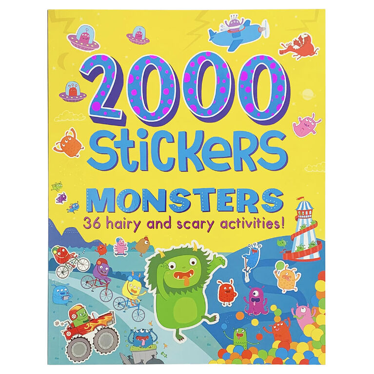 2000 Stickers Monsters Activity Book - English Edition | Toys R Us Canada