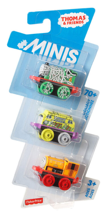 Fisher-Price Thomas & Friends Minis 3-Pack - Spooky Percy, Spooky D10 ...