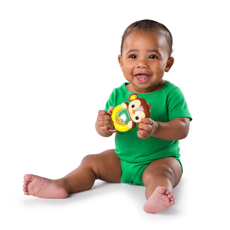 Bright Starts Shakin Safari Rattles - Monkey | Babies R Us Canada