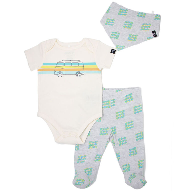 Mini Heroes cache couche 3 pièces- Blanc/Gris-3M | Babies R Us Canada