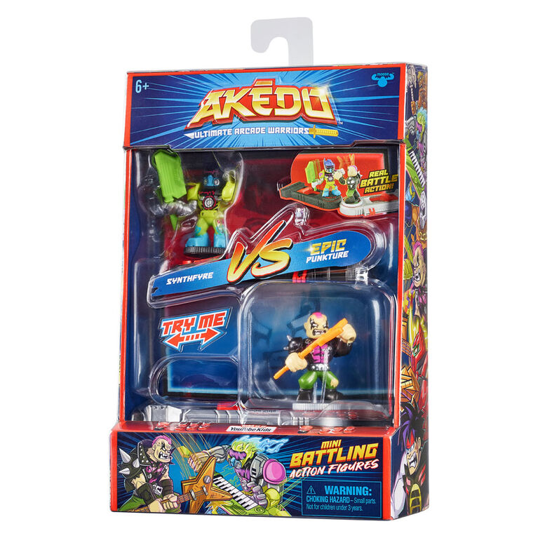 Akedo S2 Versus Pack Punkture Vs Synthfyre | Toys R Us Canada
