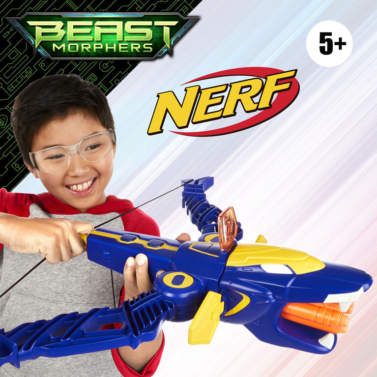 Power Rangers - Beast Morphers Beast-X King Mega Bow Toy, Nerf Dart ...