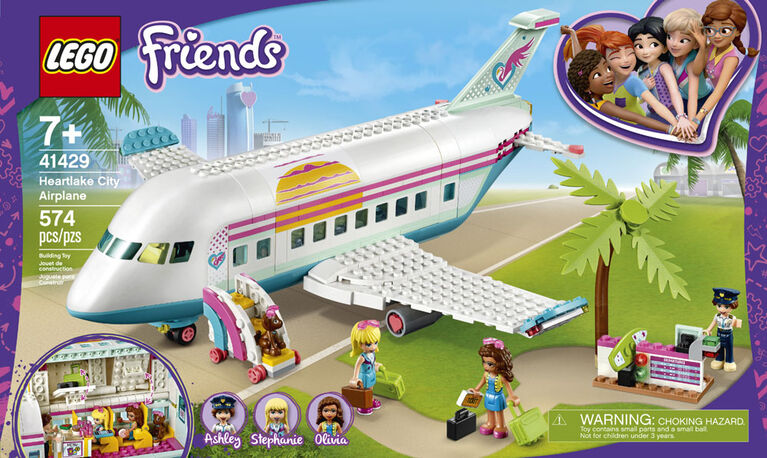 LEGO Friends Heartlake City Airplane 41429 (574 pieces) | Toys R Us Canada