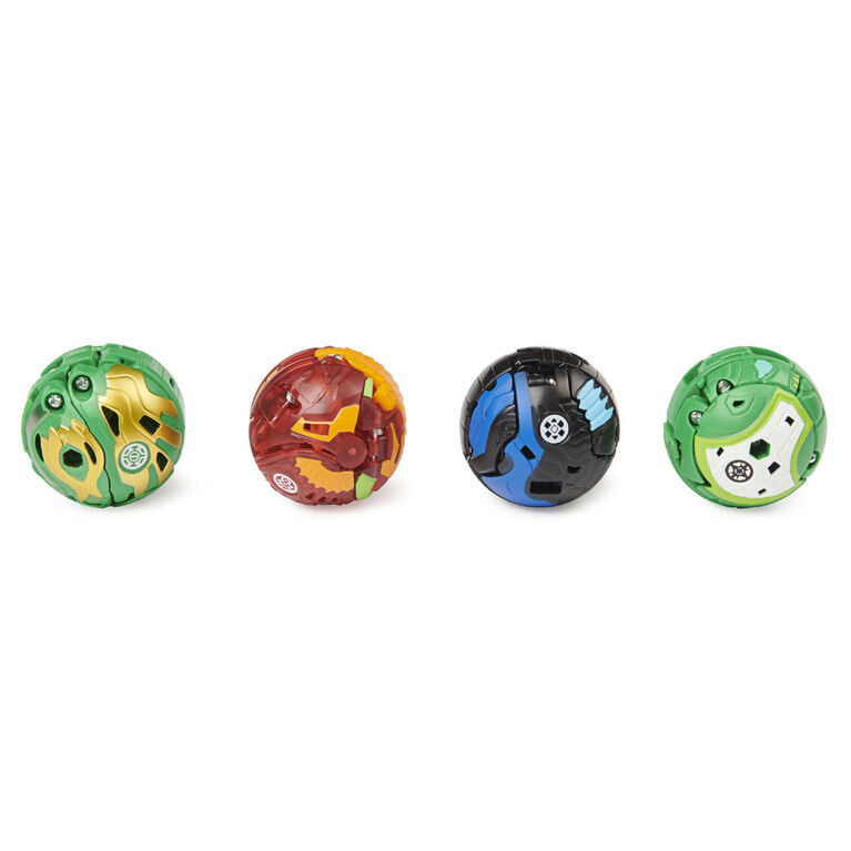 Bakugan Baku-Gear 4-Pack, Sairus Ultra with Baku-Gear and Fused Trox x ...