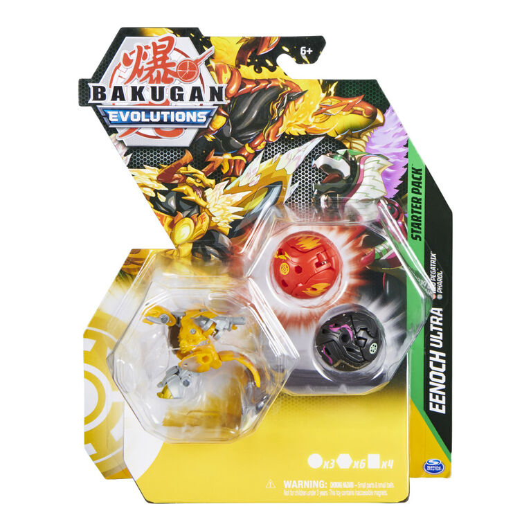 Bakugan Evolutions Starter Pack , Coffret de 3, Eenoch Ultra avec Neo Pegatrix et Pharol | Toys ...