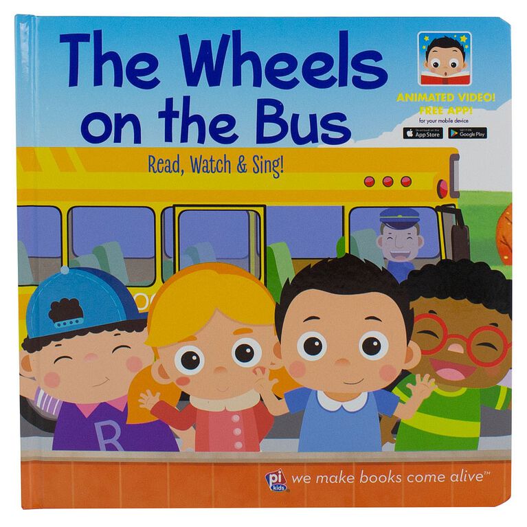 My First Video Book Wheels on the Bus Augmented Reality Story Book ...