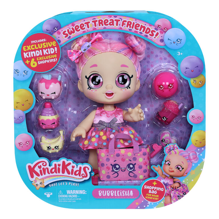 Kindi Kids Snack Time Friends: Bubbleisha Doll - English Edition | Toys ...