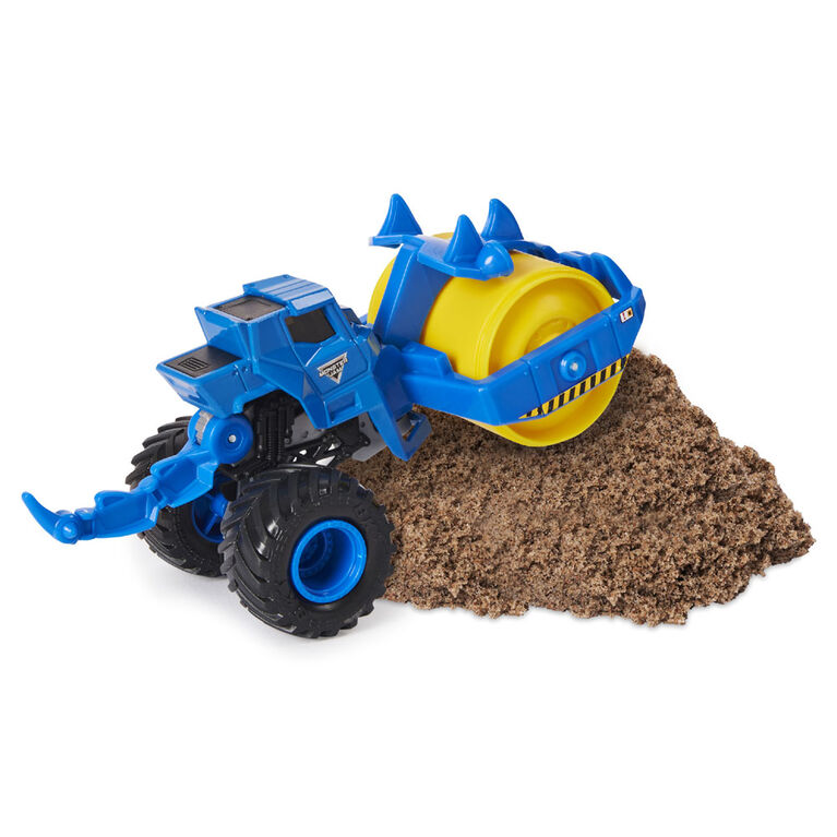 Monster Jam, Official Rolland Dirt Squad Steamroller Monster Truck with ...