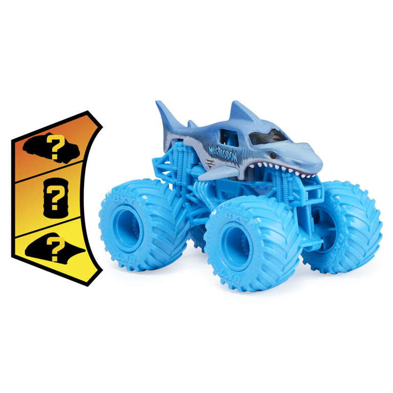 Monster Jam, Official Megalodon Monster Truck, Die-Cast Vehicle, 1:64 ...